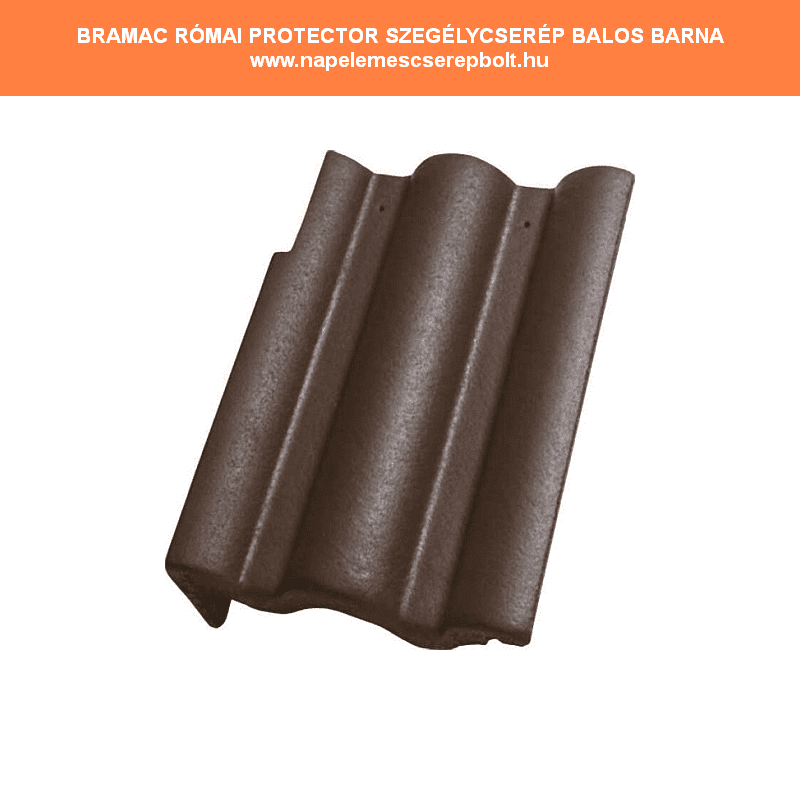 BRAMAC RÓMAI PROTECTOR SZEGÉLYCSERÉP BALOS - Napelemes cserépbolt